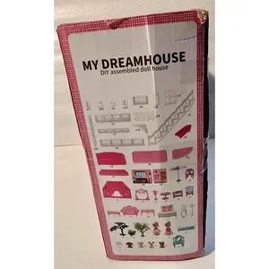 Temi | Toys | Temi Pretty Dollhouse My Dream House Luxury Villa Diy ...